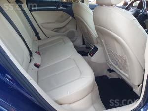 Blue Audi A3 2014 in Jelgava, with an engine capacity of 1.60 L and mileage of 279 thousand km for 8350 €, photo 14 on AUTOMOTO.COM.LV