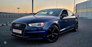 Blue Audi A3 2015 in Vilnius, with an engine capacity of 2.00 L and mileage of 180 thousand km for 13999 €, photo 2 on AUTOMOTO.COM.LV