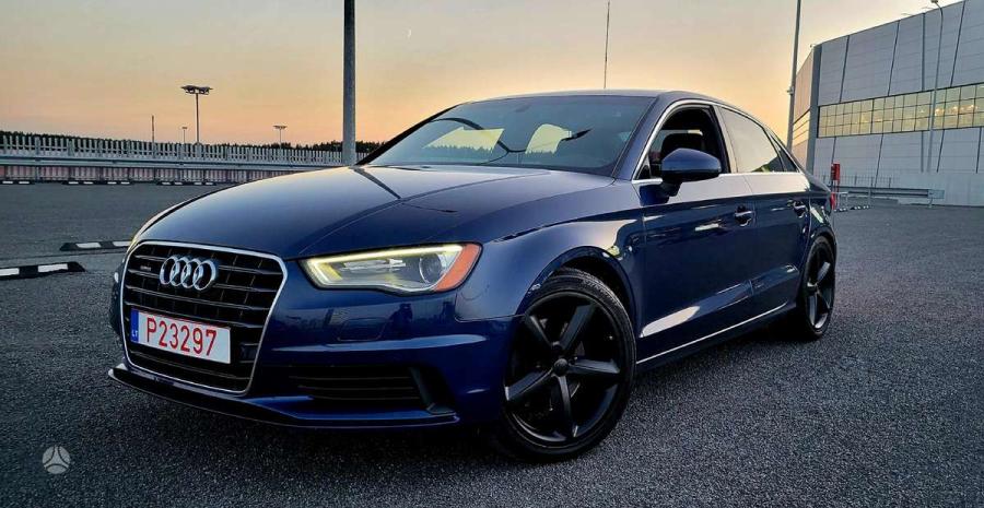 Blue Audi A3 2015 in Vilnius, with an engine capacity of 2.00 L and mileage of 180 thousand km for 13999 €, photo 2 on AUTOMOTO.COM.LV