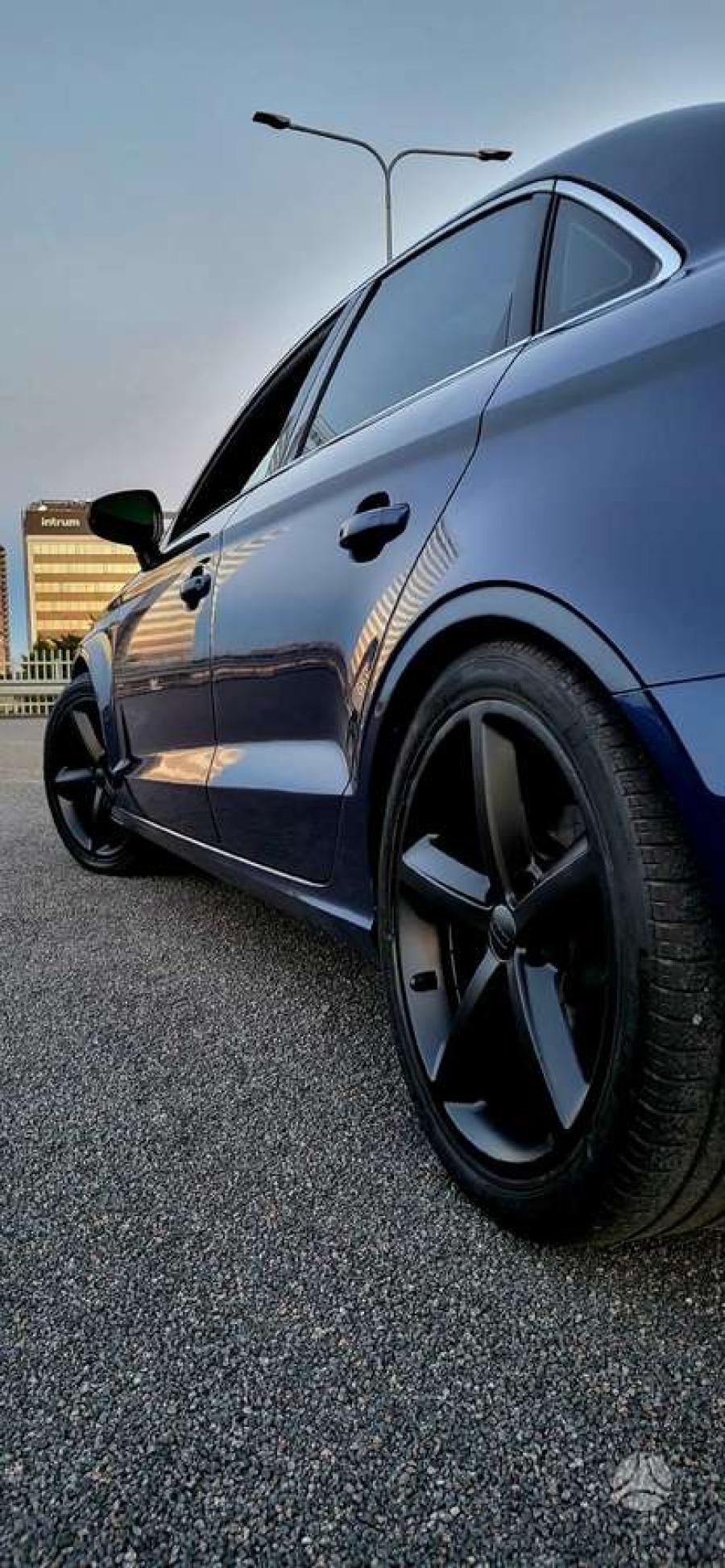 Blue Audi A3 2015 in Vilnius, with an engine capacity of 2.00 L and mileage of 180 thousand km for 13999 €, photo 10 on AUTOMOTO.COM.LV