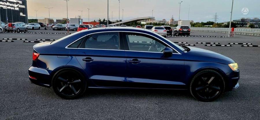 Blue Audi A3 2015 in Vilnius, with an engine capacity of 2.00 L and mileage of 180 thousand km for 13999 €, photo 15 on AUTOMOTO.COM.LV