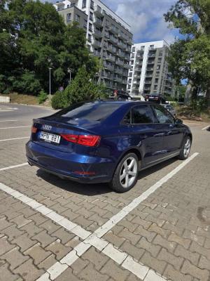 Zils Audi A3 2015 Viļņa, ar dzinēja tilpumu 1.80 L un nobraukumu 160 tūkst. km par 9250 €, foto  vietnē AUTOMOTO.COM.LV