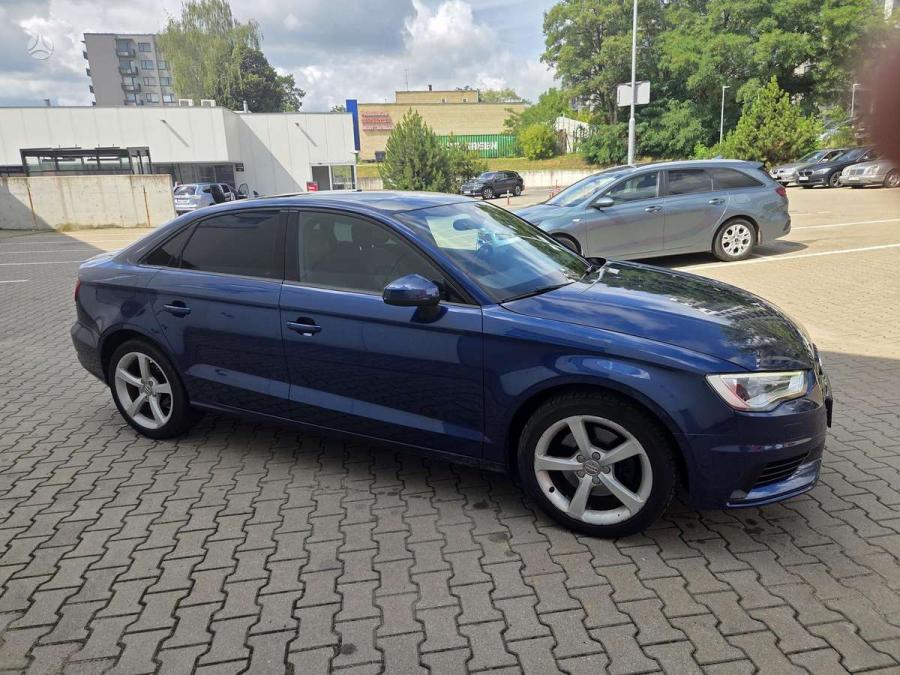 Blue Audi A3 2015 in Vilnius, with an engine capacity of 1.80 L and mileage of 160 thousand km for 9250 €, photo 6 on AUTOMOTO.COM.LV