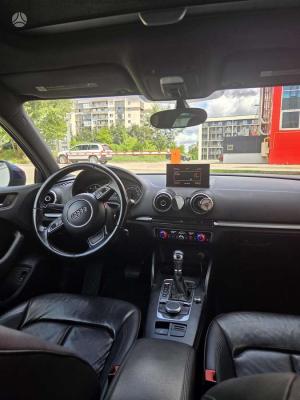 Blue Audi A3 2015 in Vilnius, with an engine capacity of 1.80 L and mileage of 160 thousand km for 9250 €, photo 7 on AUTOMOTO.COM.LV