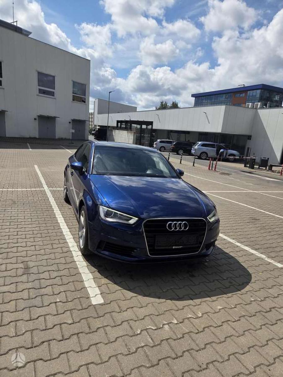 Blue Audi A3 2015 in Vilnius, with an engine capacity of 1.80 L and mileage of 160 thousand km for 9250 €, photo 8 on AUTOMOTO.COM.LV