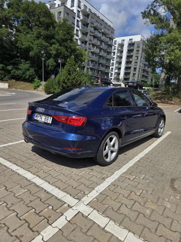 Zils Audi A3 2015 Viļņa, ar dzinēja tilpumu 1.80 L un nobraukumu 160 tūkst. km par 9250 €, foto 1 vietnē AUTOMOTO.COM.LV