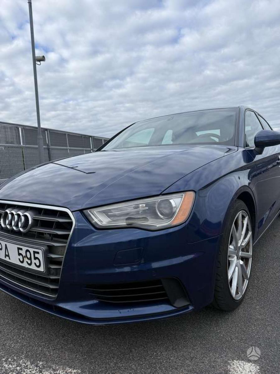 Blue Audi A3 2016 in Vilnius, with an engine capacity of 1.80 L and mileage of 120 thousand km for 9200 €, photo 4 on AUTOMOTO.COM.LV