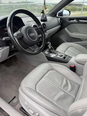 Blue Audi A3 2016 in Vilnius, with an engine capacity of 1.80 L and mileage of 120 thousand km for 9200 €, photo 13 on AUTOMOTO.COM.LV