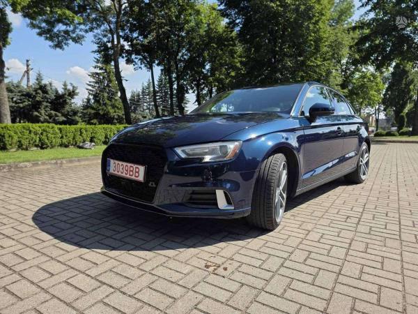 Zils Audi A3 2017 Marijampole, ar dzinēja tilpumu 2.00 L un nobraukumu 98 tūkst. km par 14350 €, foto  vietnē AUTOMOTO.COM.LV