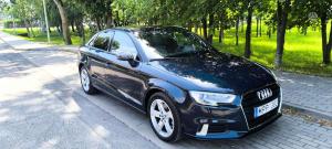 Blue Audi A3 2018 in Siauliai, with an engine capacity of 1.98 L and mileage of 60 thousand km for 18000 €, photo 4 on AUTOMOTO.COM.LV