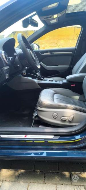 Blue Audi A3 2018 in Siauliai, with an engine capacity of 1.98 L and mileage of 60 thousand km for 18000 €, photo 11 on AUTOMOTO.COM.LV