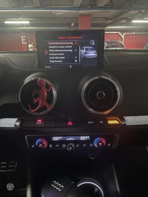 Blue Audi A3 2018 in Siauliai, with an engine capacity of 1.98 L and mileage of 60 thousand km for 18000 €, photo 26 on AUTOMOTO.COM.LV