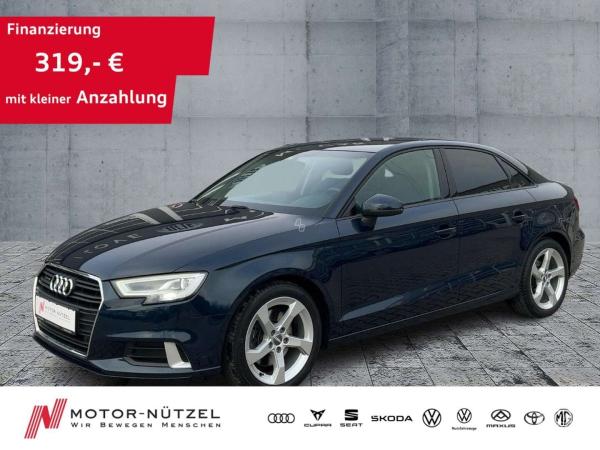 Zils Audi A3 2019 Kauņa, ar dzinēja tilpumu 2.00 L un nobraukumu 63 tūkst. km par 26448 €, foto 1 vietnē AUTOMOTO.COM.LV