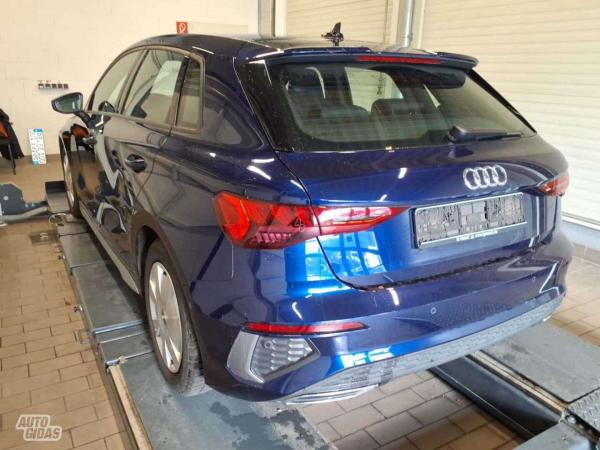 Blue Audi A3 2021 in Kaunas, with an engine capacity of 1.50 L and mileage of 69 thousand km for 26818 €, photo 4 on AUTOMOTO.COM.LV