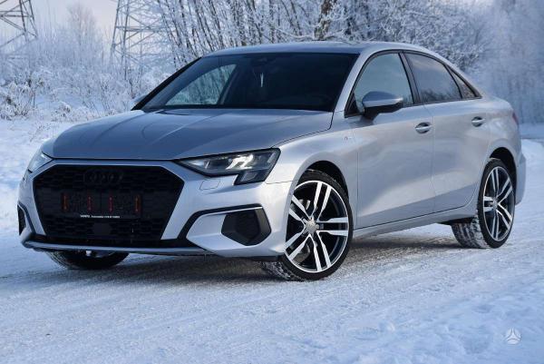 Zils Audi A3 2021 Viļņa, ar dzinēja tilpumu 1.97 L un nobraukumu 36 tūkst. km par 21500 €, foto 1 vietnē AUTOMOTO.COM.LV