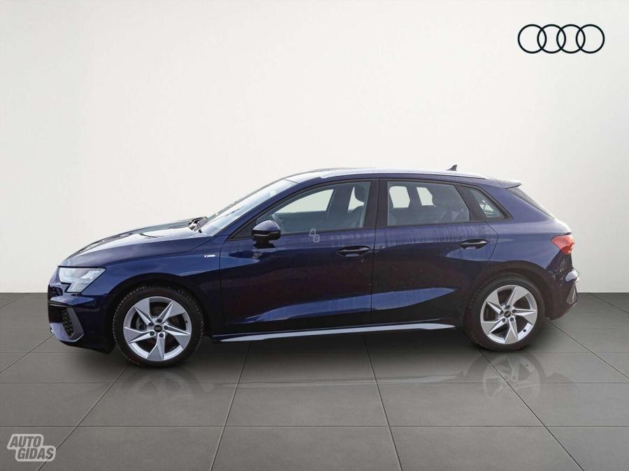 Blue Audi A3 2022 in Kaunas, with an engine capacity of 2.00 L and mileage of 88 thousand km for 26386 €, photo 4 on AUTOMOTO.COM.LV
