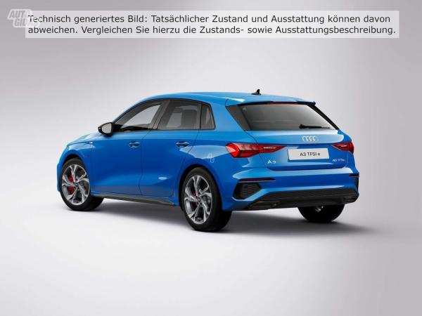 Blue Audi A3 2022 in Kaunas, with an engine capacity of 1.40 L and mileage of 33 thousand km for 29019 €, photo 4 on AUTOMOTO.COM.LV