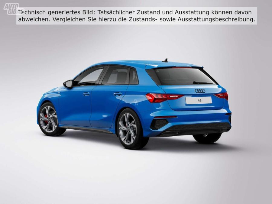 Zils Audi A3 2022 Kauņa, ar dzinēja tilpumu 2.00 L un nobraukumu 79 tūkst. km par 29851 €, foto 3 vietnē AUTOMOTO.COM.LV