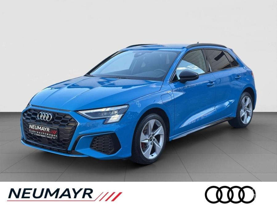 Zils Audi A3 2022 Kauņa, ar dzinēja tilpumu 1.40 L un nobraukumu 24 tūkst. km par 31124 €, foto 1 vietnē AUTOMOTO.COM.LV