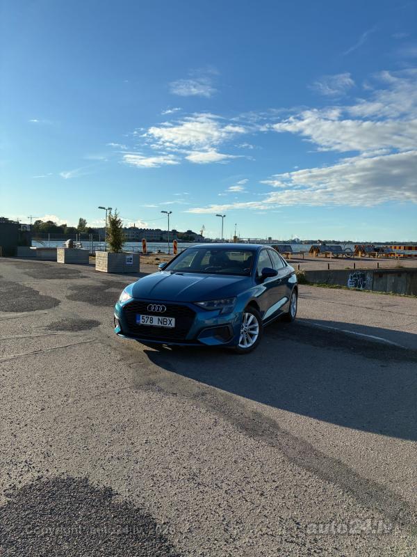 Zils Audi A3 2022 Tallina, ar dzinēja tilpumu 1.50 L un nobraukumu 31 tūkst. km par 23500 €, foto 3 vietnē AUTOMOTO.COM.LV