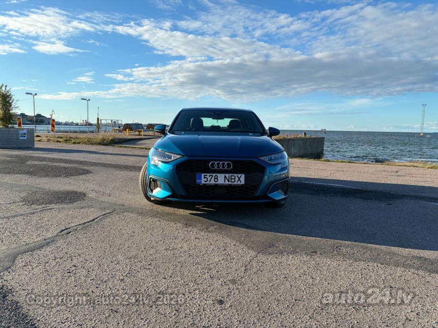Синий Ауди А3 2022 в Таллин, объемом двигателя 1.50 л и пробегом 31 тыс. км за 23500 €, фото 4 на AUTOMOTO.COM.LV