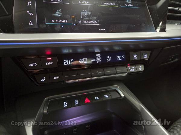 Синий Ауди А3 2023 в Таллин, объемом двигателя 1.50 л и пробегом 76 тыс. км за 28490 €, фото 10 на AUTOMOTO.COM.LV