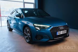 Blue Audi A3 2023 in Riga, with an engine capacity of 1.00 L and mileage of 58 thousand km for 15999 €, photo 3 on AUTOMOTO.COM.LV