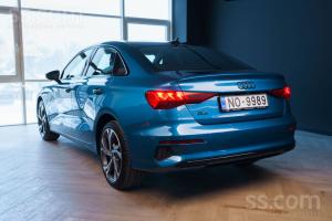 Blue Audi A3 2023 in Riga, with an engine capacity of 1.00 L and mileage of 58 thousand km for 15999 €, photo 4 on AUTOMOTO.COM.LV