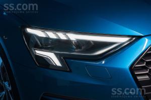 Blue Audi A3 2023 in Riga, with an engine capacity of 1.00 L and mileage of 58 thousand km for 15999 €, photo 5 on AUTOMOTO.COM.LV