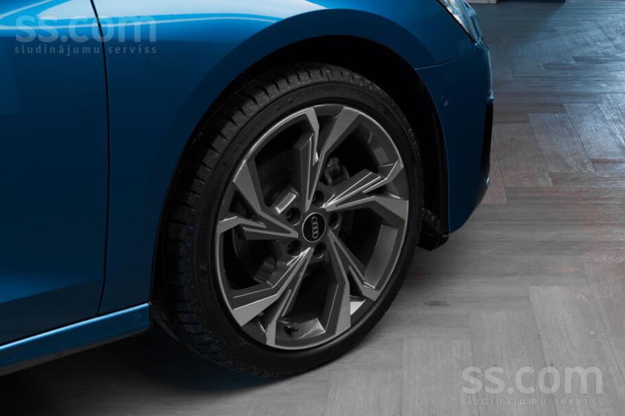 Blue Audi A3 2023 in Riga, with an engine capacity of 1.00 L and mileage of 58 thousand km for 15999 €, photo 6 on AUTOMOTO.COM.LV