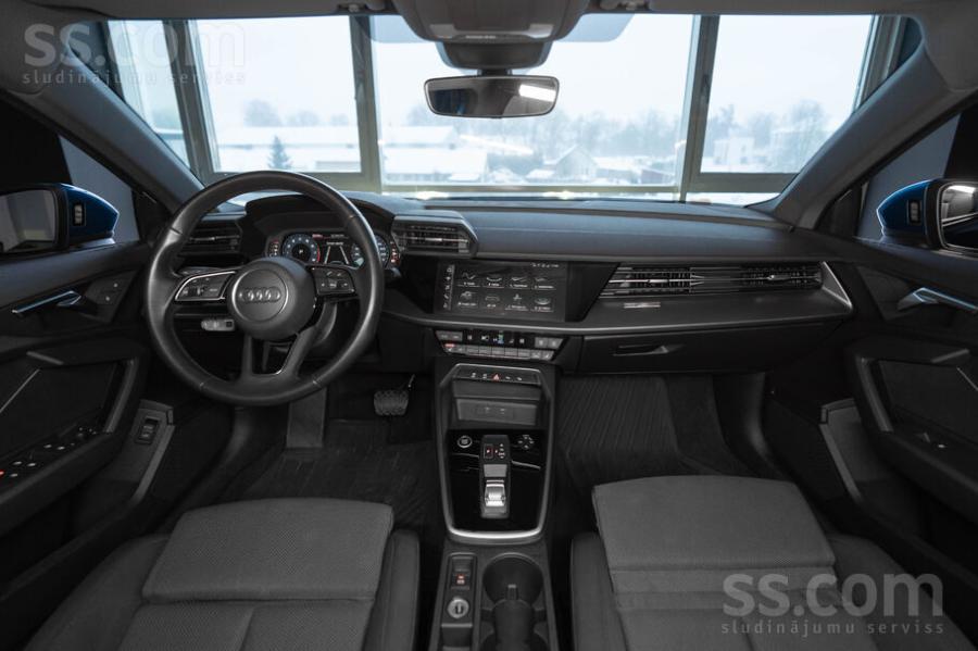 Blue Audi A3 2023 in Riga, with an engine capacity of 1.00 L and mileage of 58 thousand km for 15999 €, photo 18 on AUTOMOTO.COM.LV