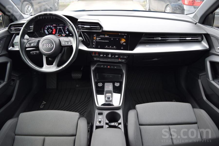 Blue Audi A3 2023 in Riga, with an engine capacity of 1.00 L and mileage of 44 thousand km for 23000 €, photo 5 on AUTOMOTO.COM.LV