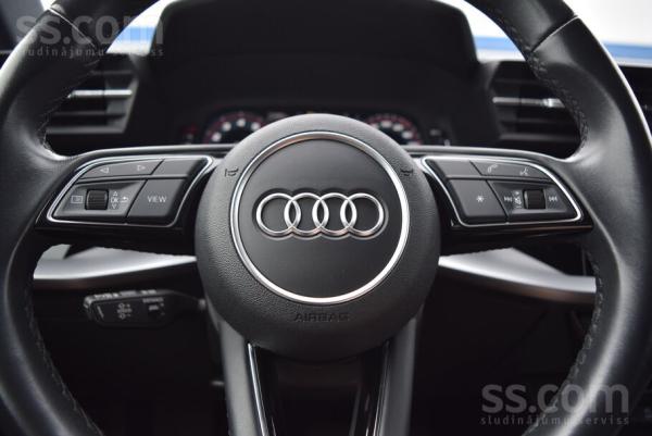 Blue Audi A3 2023 in Riga, with an engine capacity of 1.00 L and mileage of 44 thousand km for 23000 €, photo 10 on AUTOMOTO.COM.LV