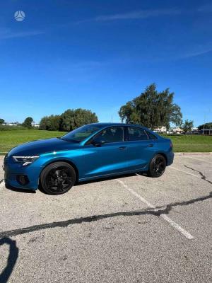 Blue Audi A3 2023 in Kaunas, with an engine capacity of 1.00 L and mileage of 74 thousand km for 22900 €, photo  on AUTOMOTO.COM.LV