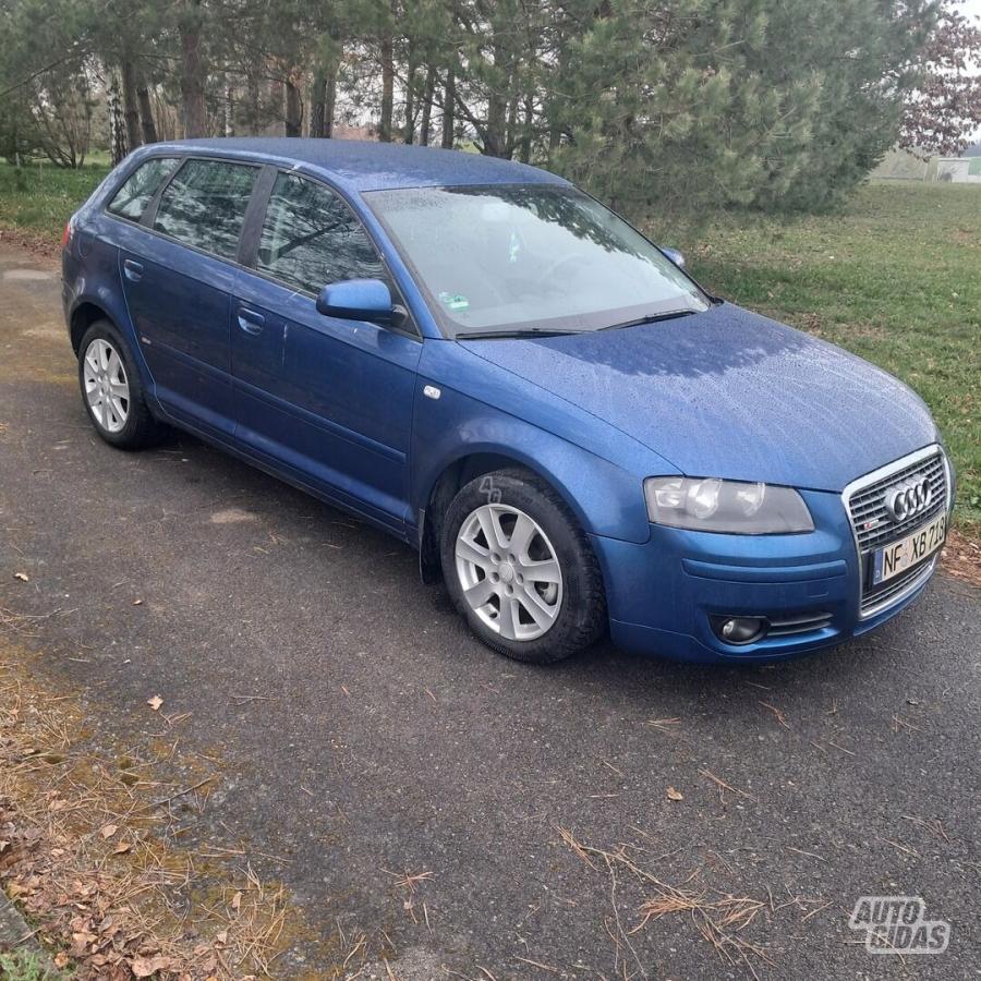 Zils Audi A3 2005 Marijampole, ar dzinēja tilpumu 2.00 L un nobraukumu 271 tūkst. km par 2650 €, foto 3 vietnē AUTOMOTO.COM.LV