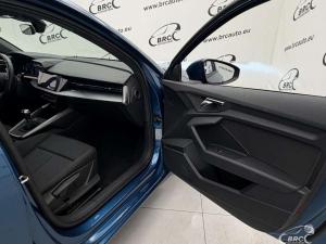 Blue Audi A3 2022 in Vilnius, with an engine capacity of 1.50 L and mileage of 27 thousand km for 17500 €, photo 10 on AUTOMOTO.COM.LV