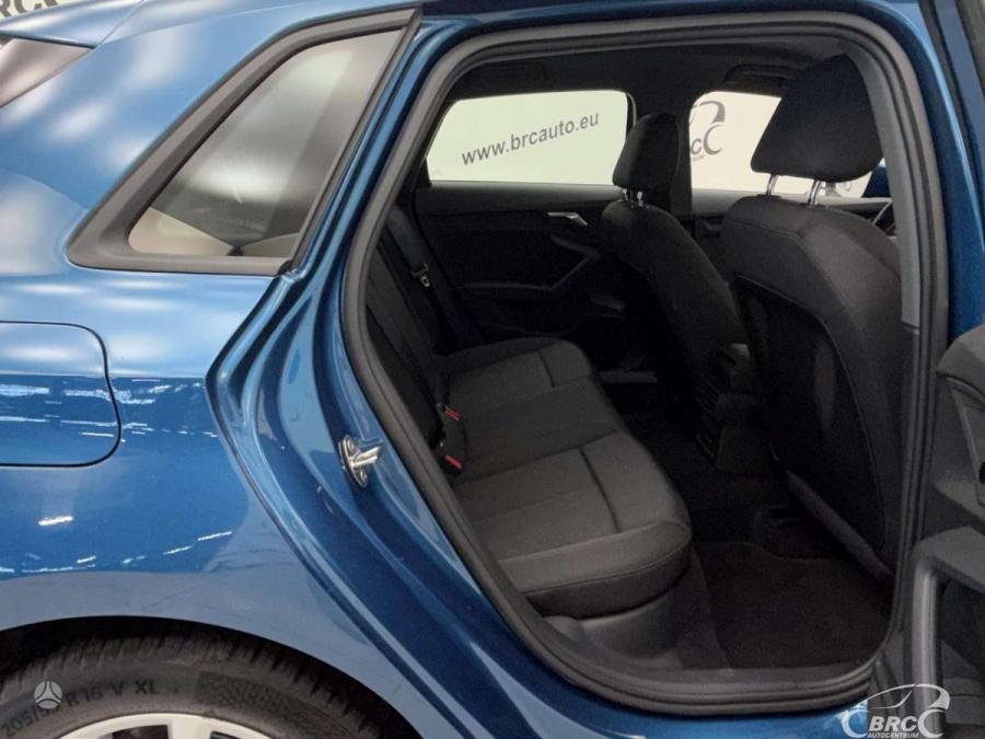 Blue Audi A3 2022 in Vilnius, with an engine capacity of 1.50 L and mileage of 27 thousand km for 17500 €, photo 11 on AUTOMOTO.COM.LV