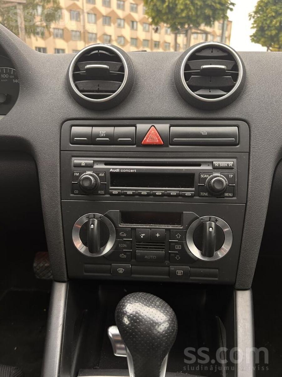 Brown Audi A3 2005 in Jelgava, with an engine capacity of 2.00 L and mileage of 294 thousand km for 2200 €, photo 10 on AUTOMOTO.COM.LV