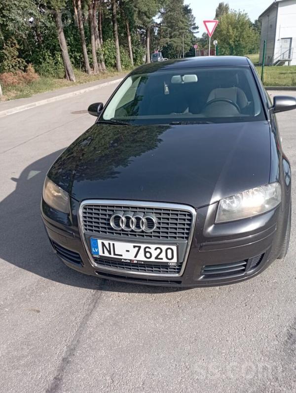 Brown Audi A3 2007 in Riga, with an engine capacity of 2.00 L and mileage of 215 thousand km for 3200 €, photo 1 on AUTOMOTO.COM.LV