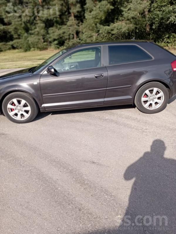 Brown Audi A3 2007 in Riga, with an engine capacity of 2.00 L and mileage of 215 thousand km for 3200 €, photo 2 on AUTOMOTO.COM.LV