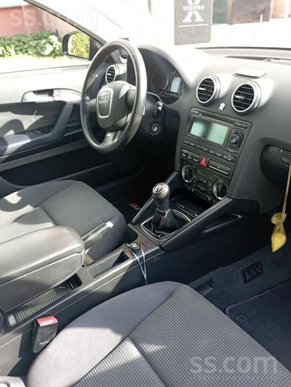 Brown Audi A3 2007 in Riga, with an engine capacity of 2.00 L and mileage of 215 thousand km for 3200 €, photo 9 on AUTOMOTO.COM.LV