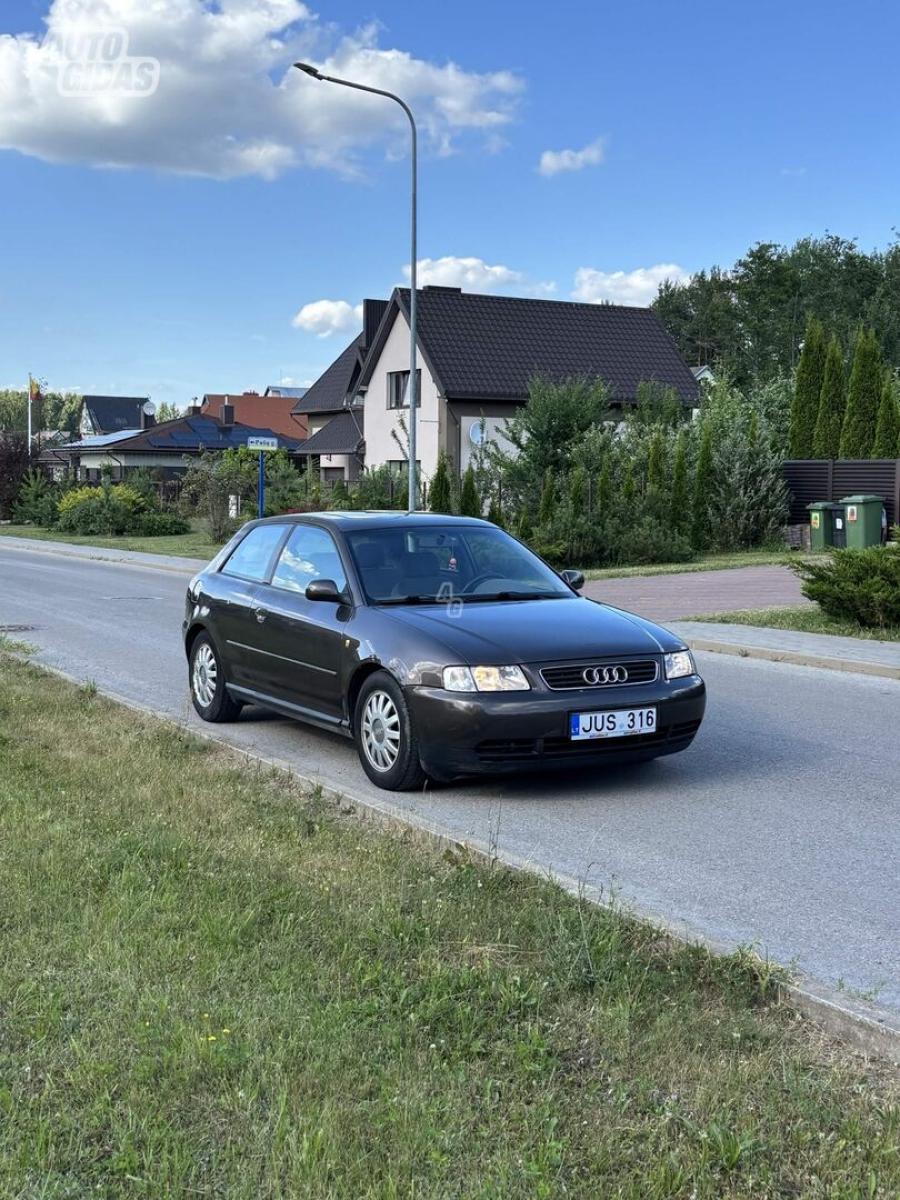 Brown Audi A3 1999 in Vilnius, with an engine capacity of 1.90 L and mileage of 280 thousand km for 800 €, photo 1 on AUTOMOTO.COM.LV