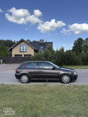 Brown Audi A3 1999 in Vilnius, with an engine capacity of 1.90 L and mileage of 280 thousand km for 800 €, photo 3 on AUTOMOTO.COM.LV