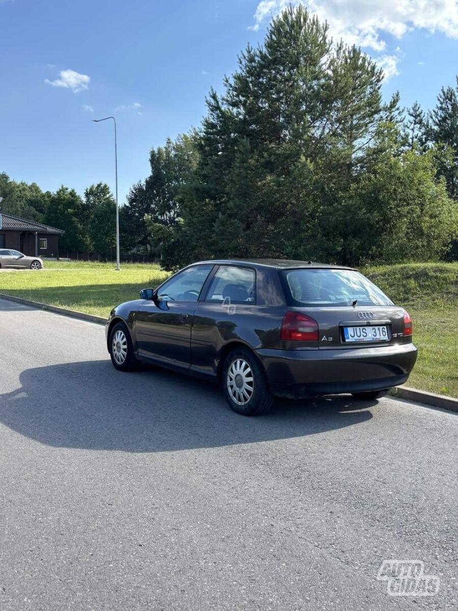 Brown Audi A3 1999 in Vilnius, with an engine capacity of 1.90 L and mileage of 280 thousand km for 800 €, photo 5 on AUTOMOTO.COM.LV