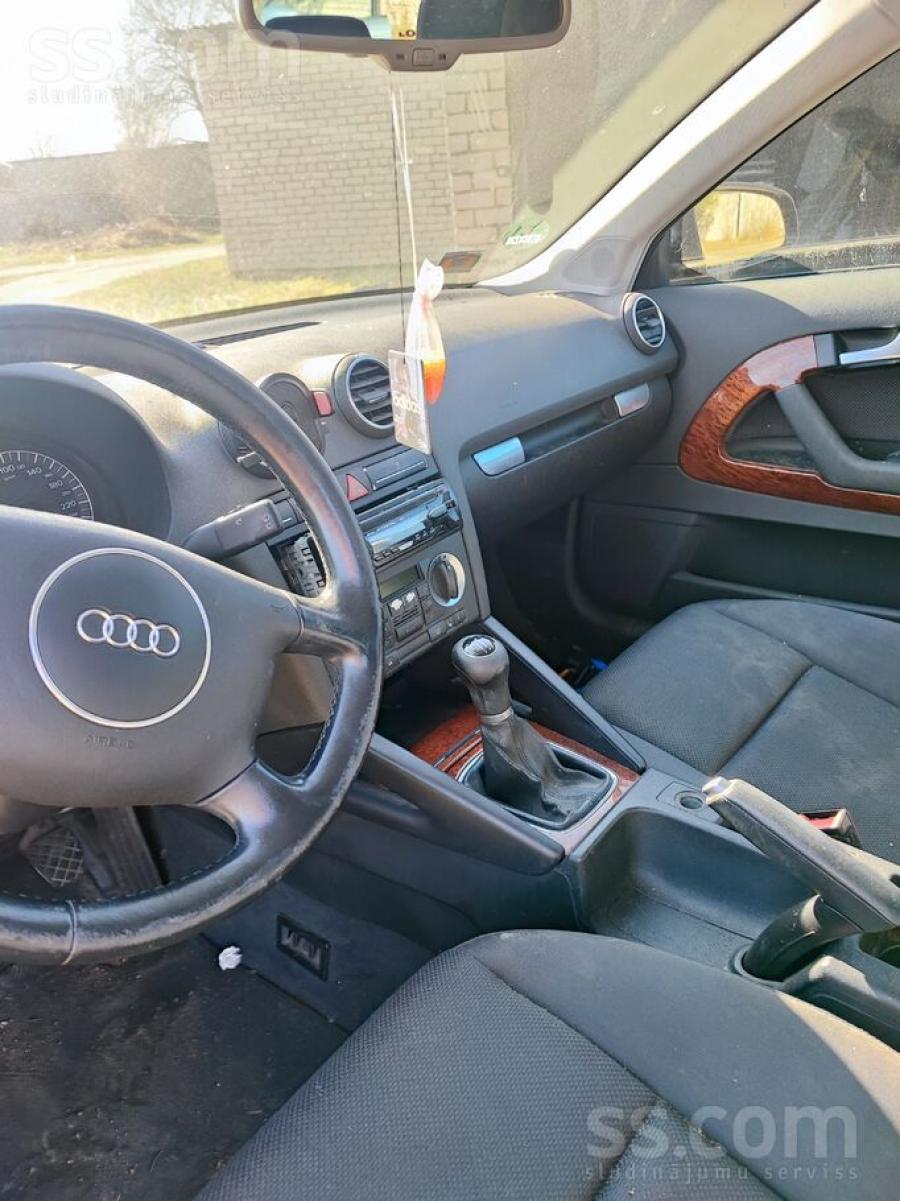 Brown Audi A3 2003 in Jelgava, with an engine capacity of 1.90 L and mileage of 300 thousand km for 500 €, photo 6 on AUTOMOTO.COM.LV