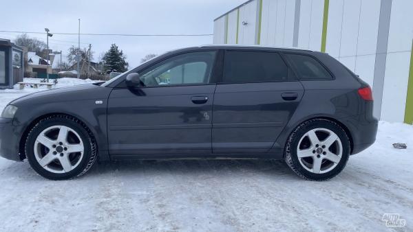 Brown Audi A3 2006 in Vilnius, with an engine capacity of 2.00 L and mileage of 350 thousand km for 2250 €, photo 3 on AUTOMOTO.COM.LV