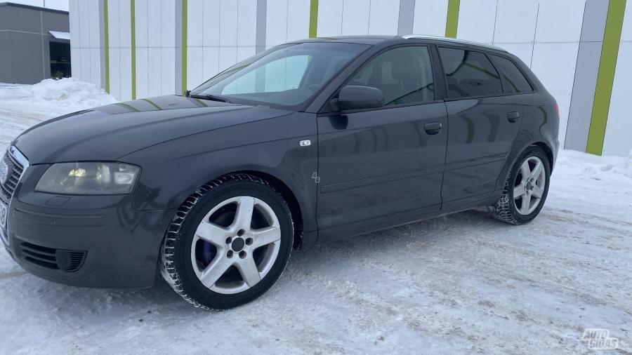 Brown Audi A3 2006 in Vilnius, with an engine capacity of 2.00 L and mileage of 350 thousand km for 2250 €, photo 5 on AUTOMOTO.COM.LV