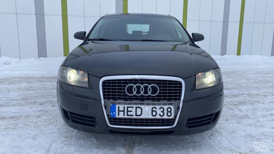 Brown Audi A3 2006 in Vilnius, with an engine capacity of 2.00 L and mileage of 350 thousand km for 2250 €, photo 7 on AUTOMOTO.COM.LV