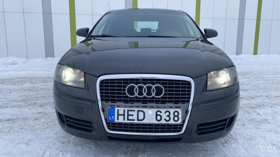 Brown Audi A3 2006 in Vilnius, with an engine capacity of 2.00 L and mileage of 350 thousand km for 2250 €, photo 8 on AUTOMOTO.COM.LV