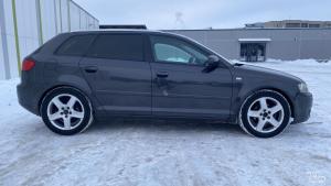 Brown Audi A3 2006 in Vilnius, with an engine capacity of 2.00 L and mileage of 350 thousand km for 2250 €, photo 10 on AUTOMOTO.COM.LV